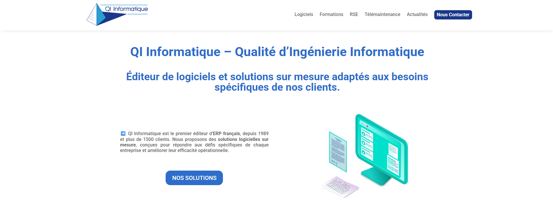 Site Informatique Arras : Une refonte d'un spécialiste de logiciel ERP ...