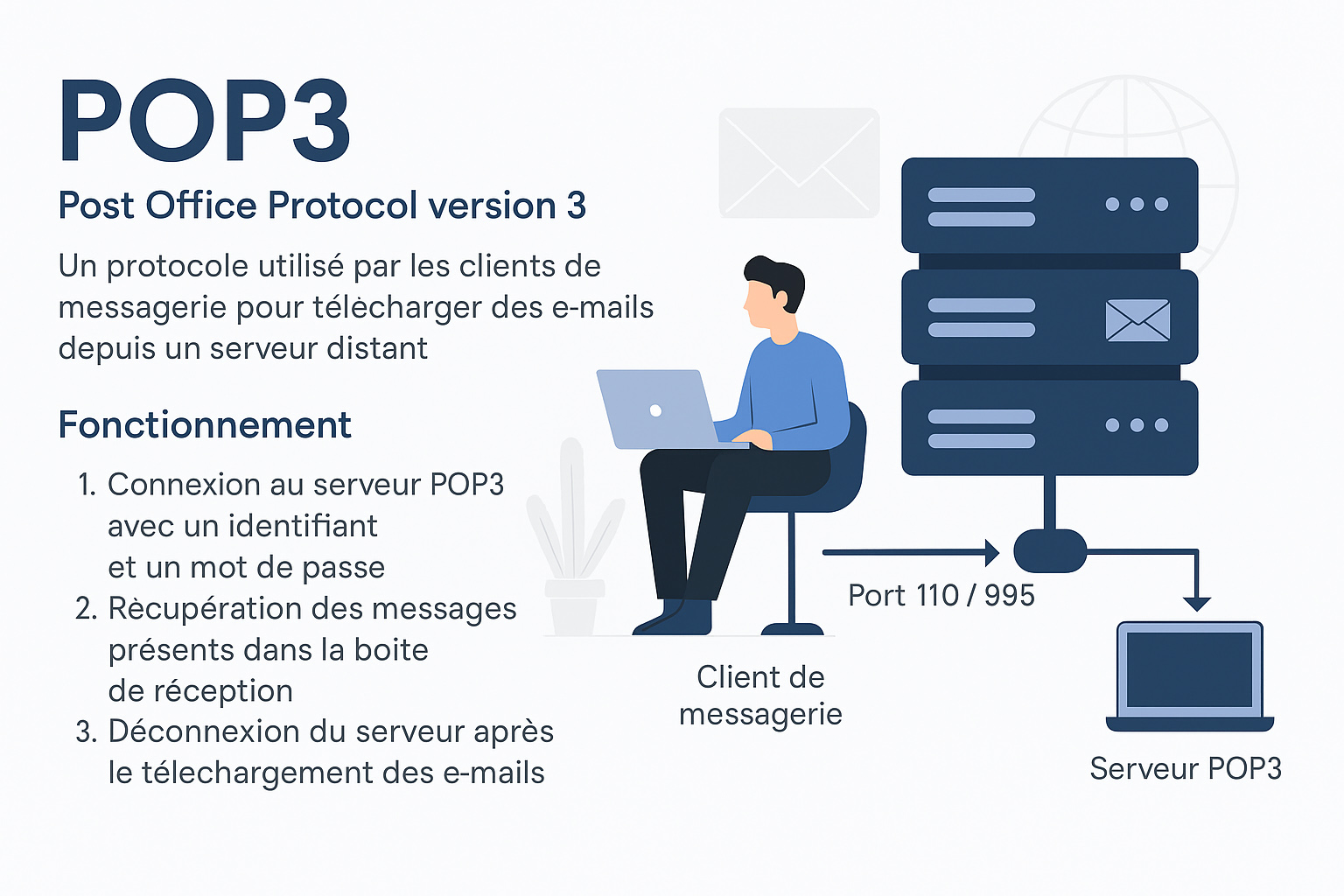 Pop3 → Définition & fonctionnement du protocole | Facem Web