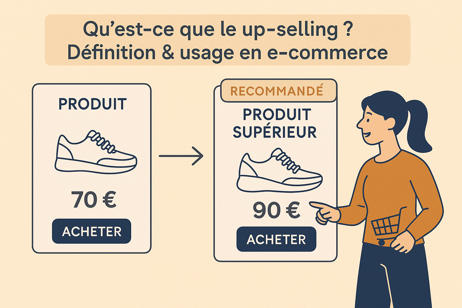 Up-selling → Définition, fonctionnement & usage E-commerce | Facem Web