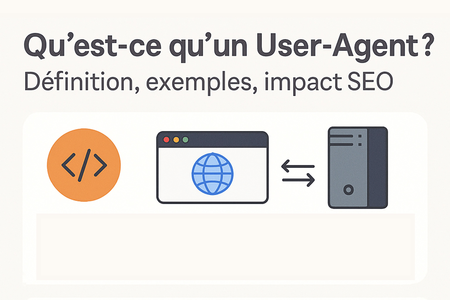 User-agent → Définition, exemples & impact en SEO | Facem Web
