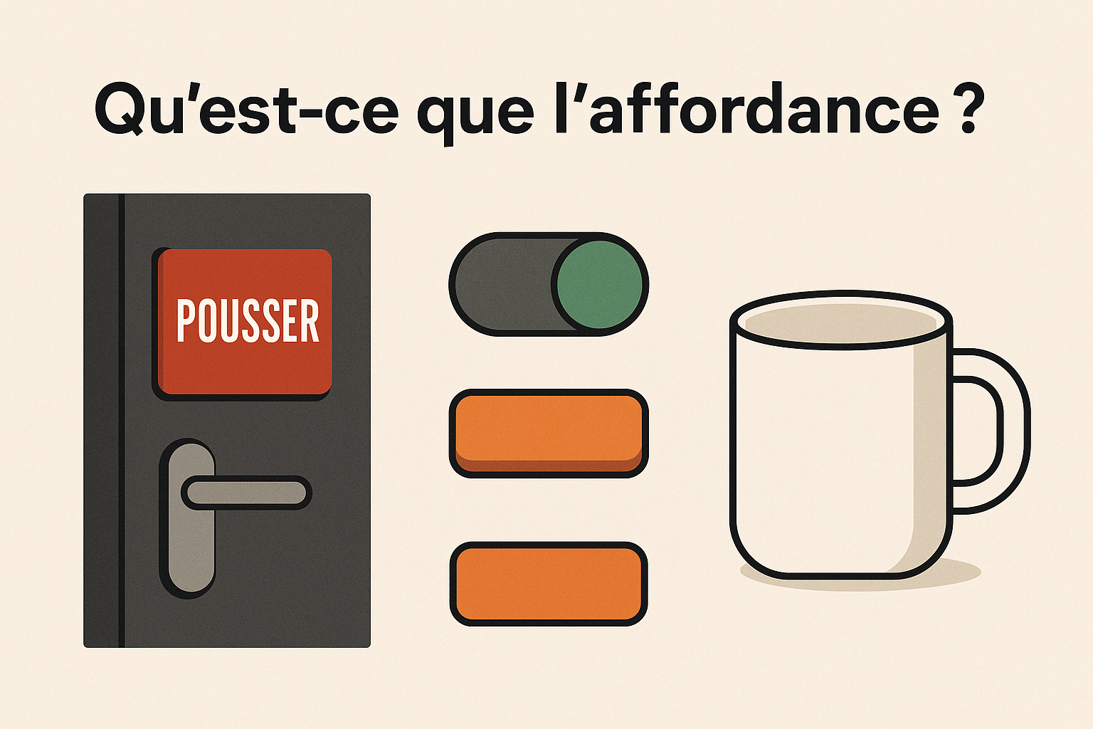 Affordance → Définition & types d'affordances | Facem Web