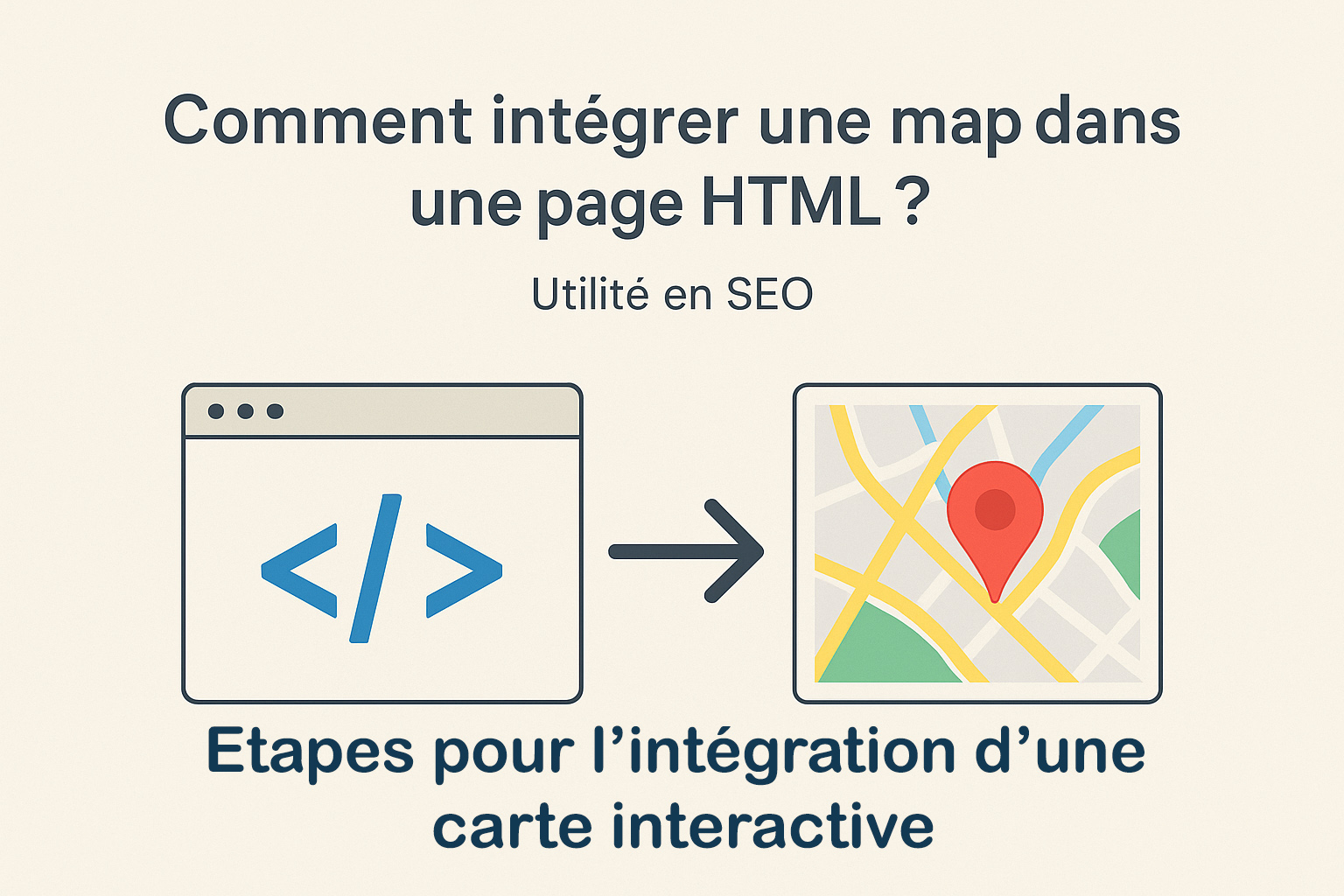 Ingérer une map (carte) dans une page HTML → Comment faire ? Avantages en SEO | Facem Web