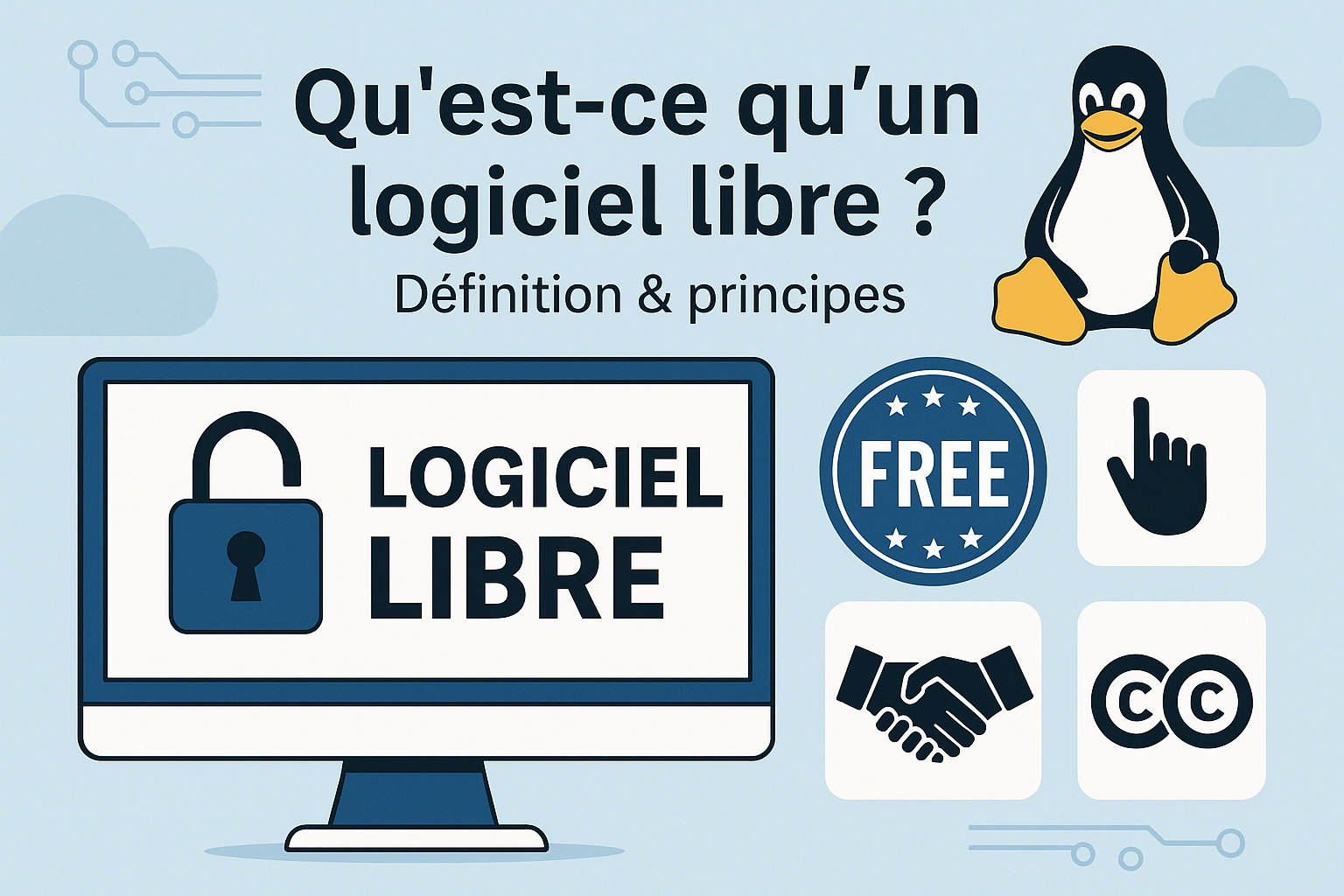 Logiciel libre → Définition, principes & exemples | Facem Web