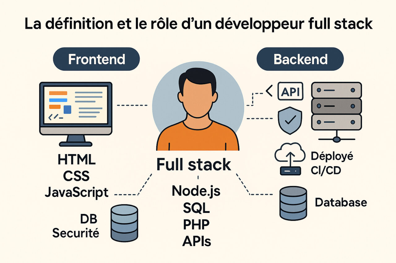 Développeur full stack → Définition, compétence & rôle | Facem Web