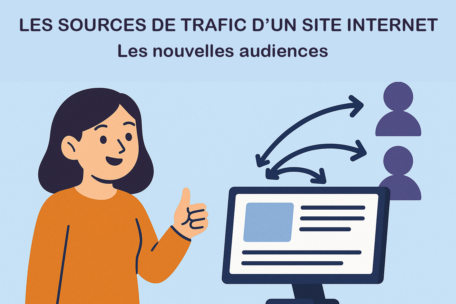 Les sources de trafic d'un site Internet en 2025 | Facem Web