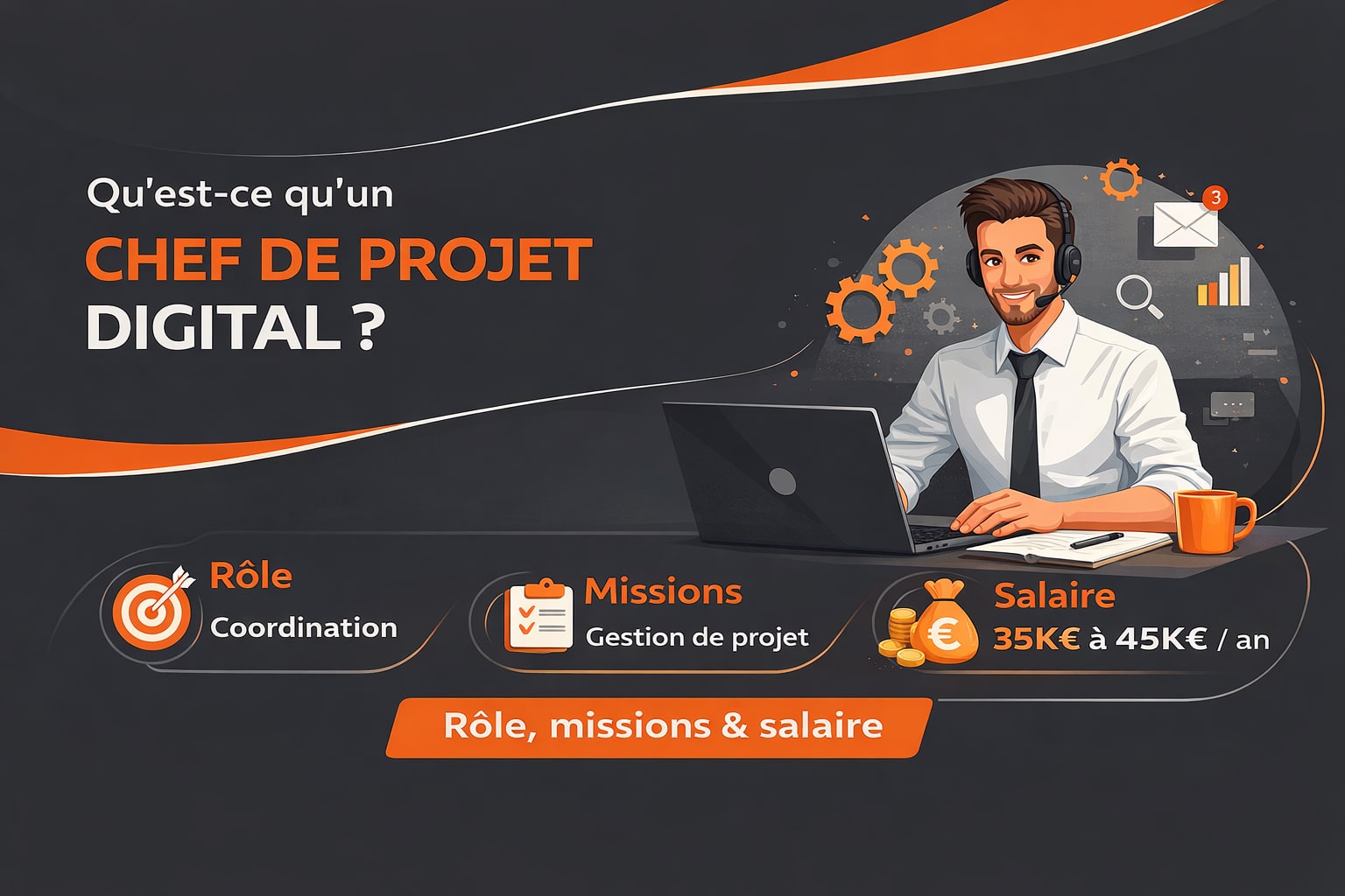 Chef de projet digital → Rôle, missions & salaire | Facem Web