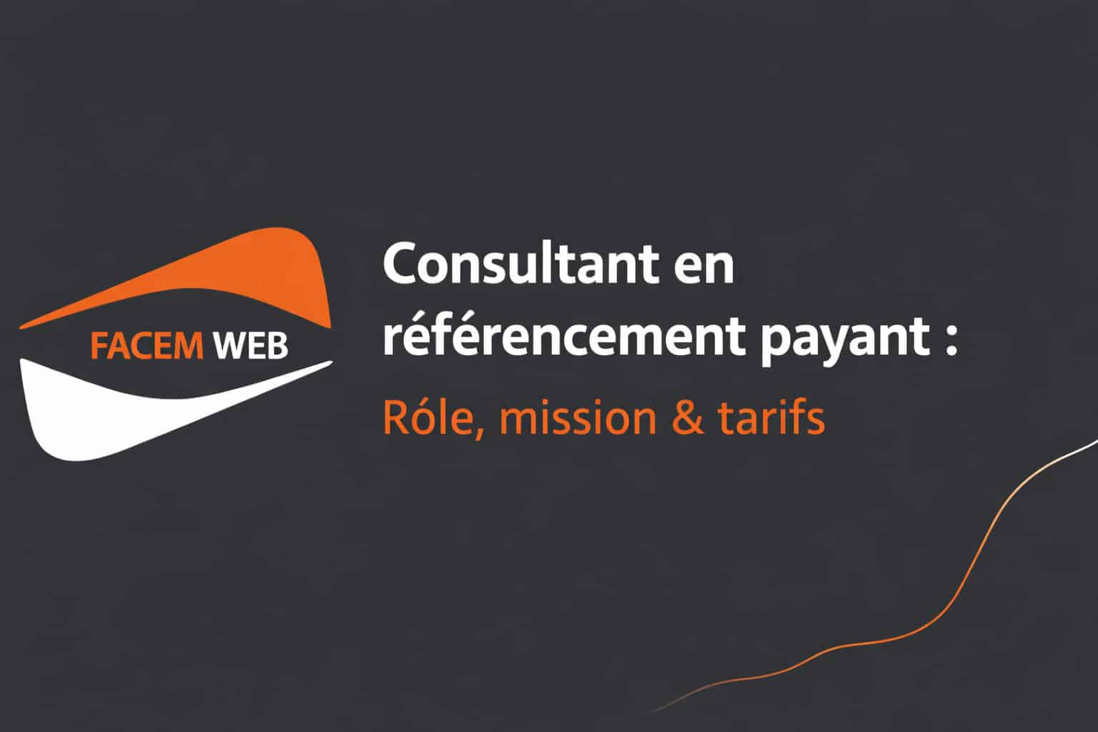 Consultant référencement payant → Rôle, missions & tarifs | Facem Web